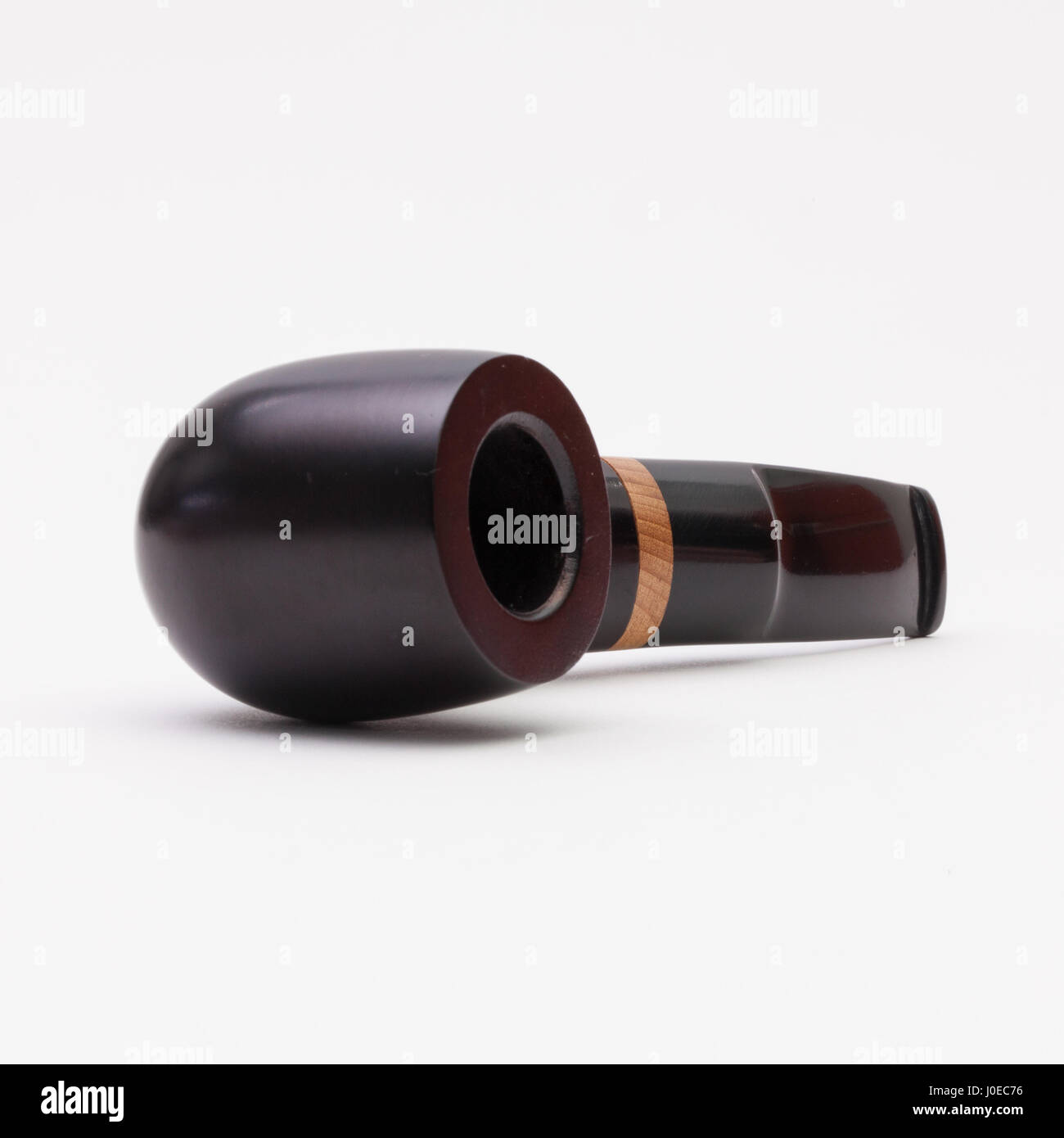 Classic smoking pipe isolated on white background Stock Photo - Alamy