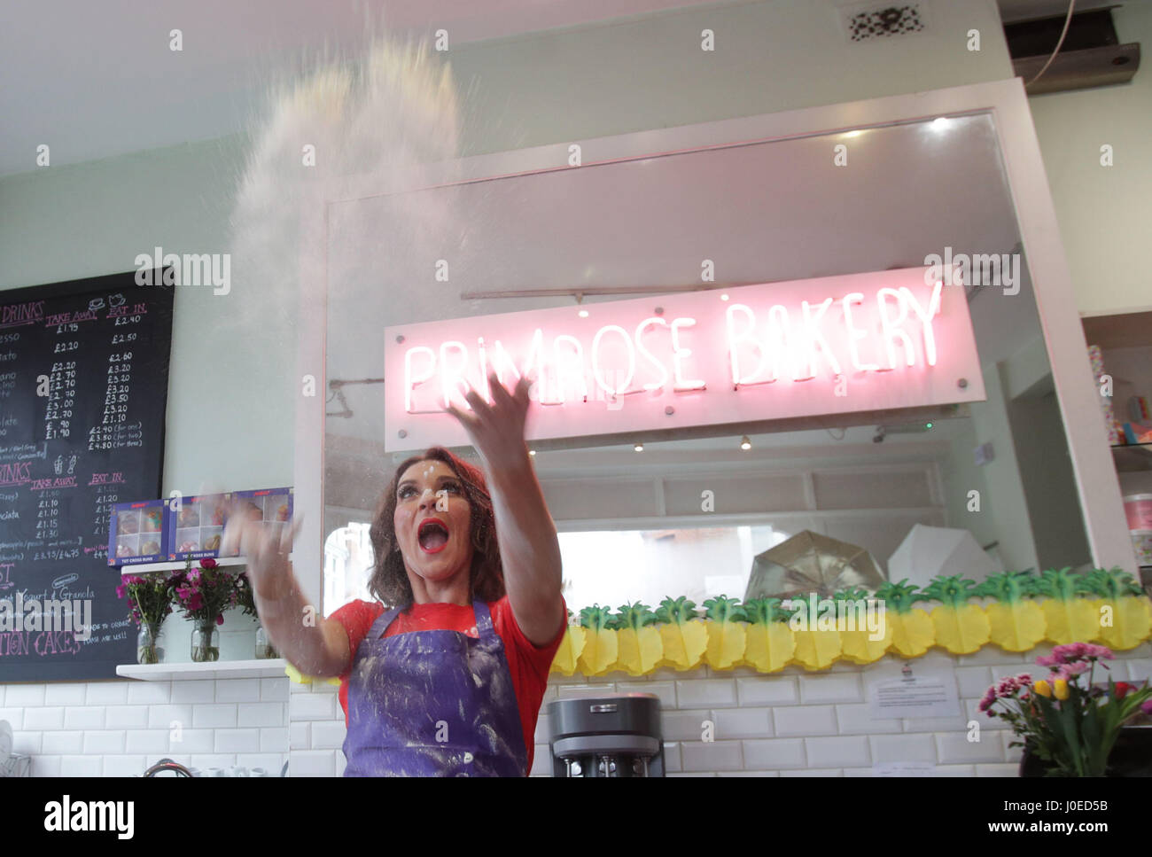 Great British Bake Off winner Candice Brown in store at Primrose Bakery ...