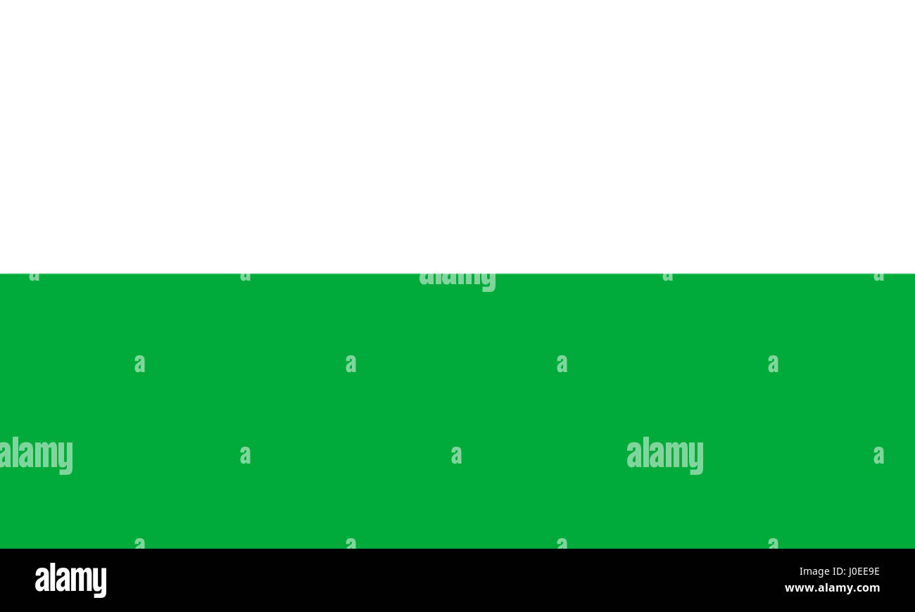 Wales National Flag in Green And White Colors 3D illustration Stock ...