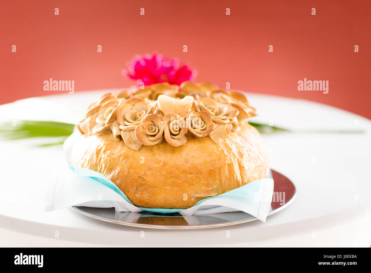 Wedding bread with salt detail - traditional polish inviting to Bride ...