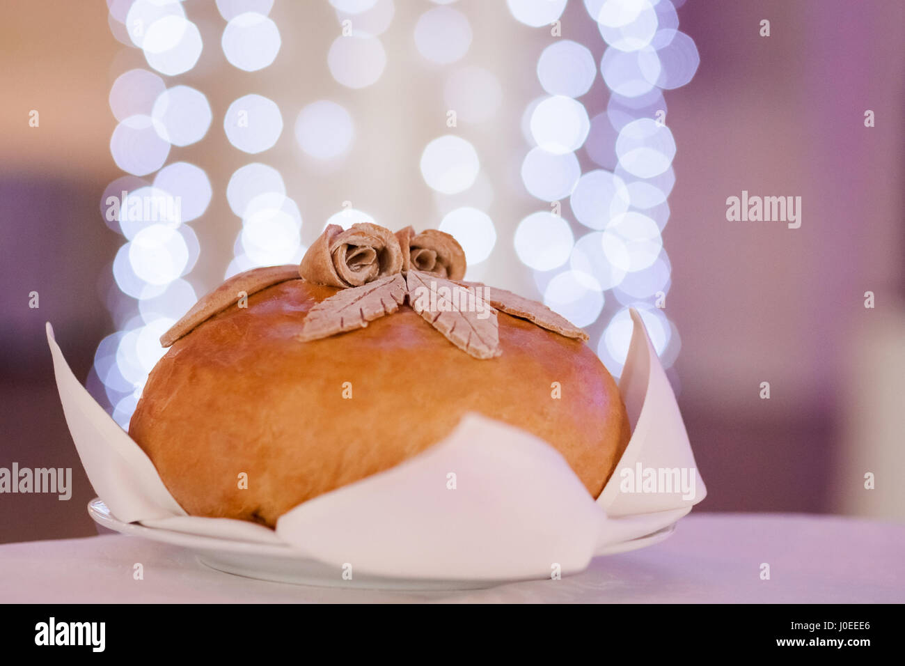 Wedding bread with salt detail - traditional polish inviting to Bride ...
