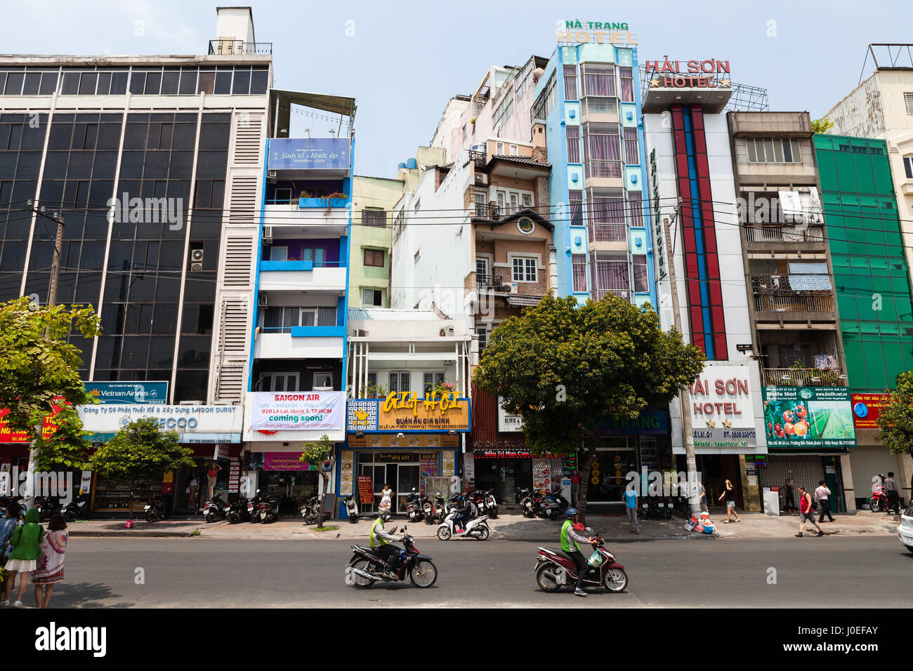 Typical saigon view hi-res stock photography and images - Alamy