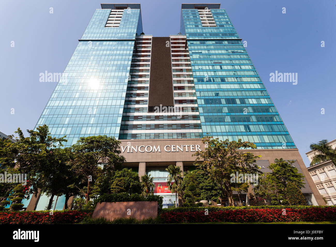 Ho Chi Minh City (Saigon), Vietnam - march 7 2017: Vincom Center Stock ...