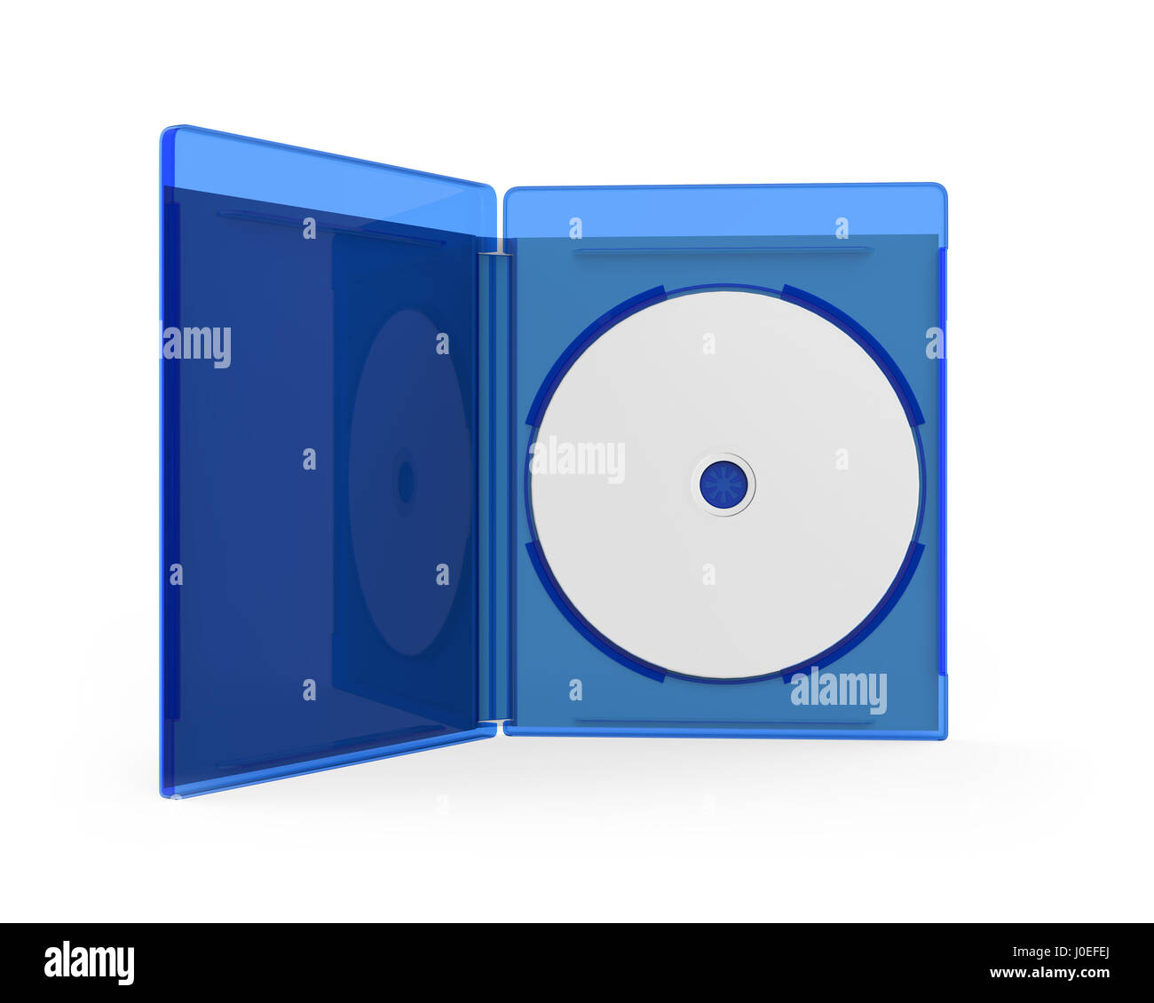 Blank Bluray Case Isolated Stock Photo - Alamy