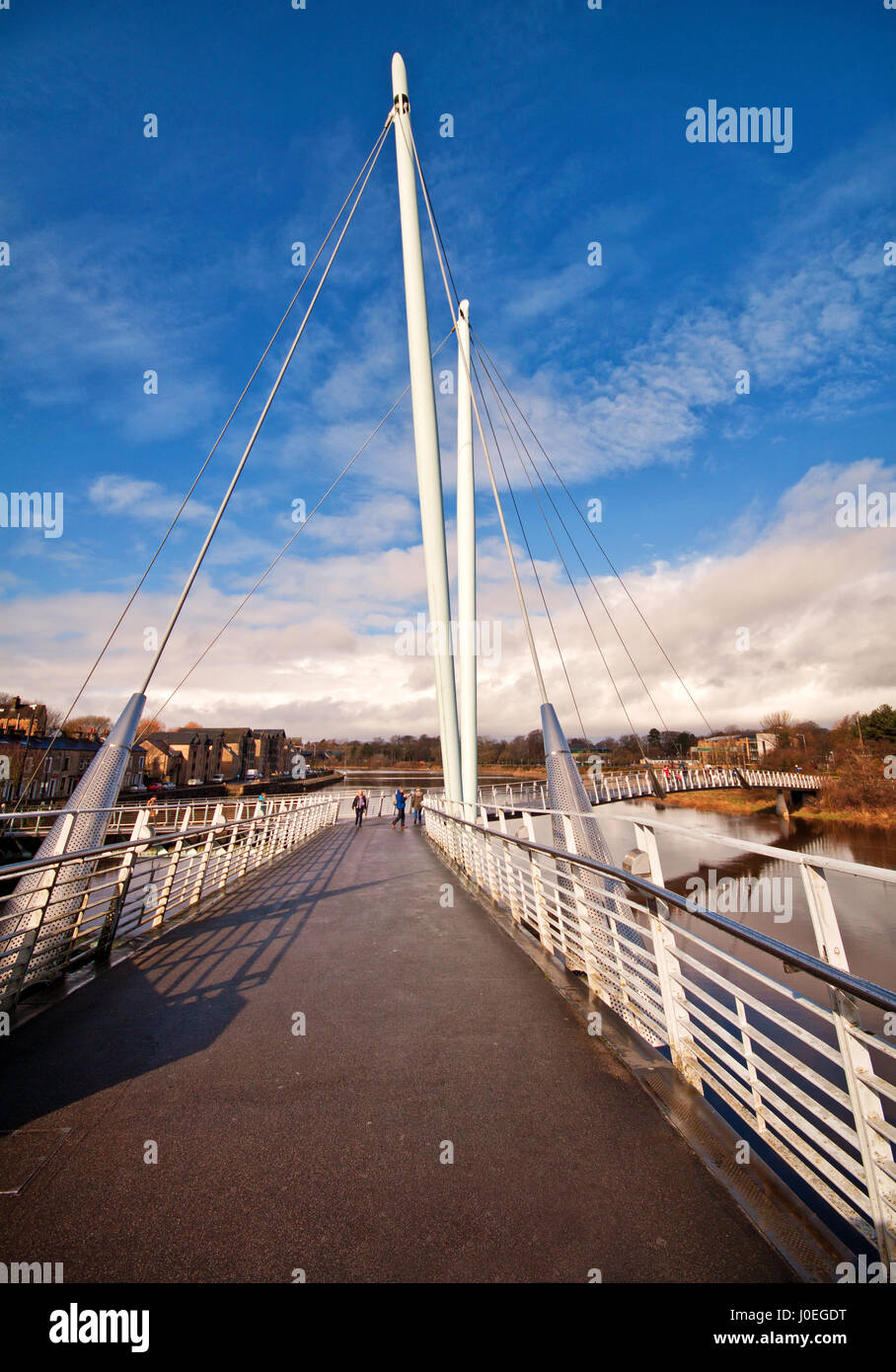 Lancaster,s Millennium Bridge Stock Photo - Alamy