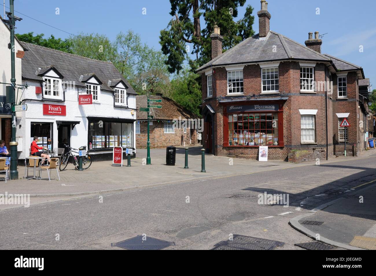 View High Street, Wheathampstead, Hertfordshire Stock Photo - Alamy
