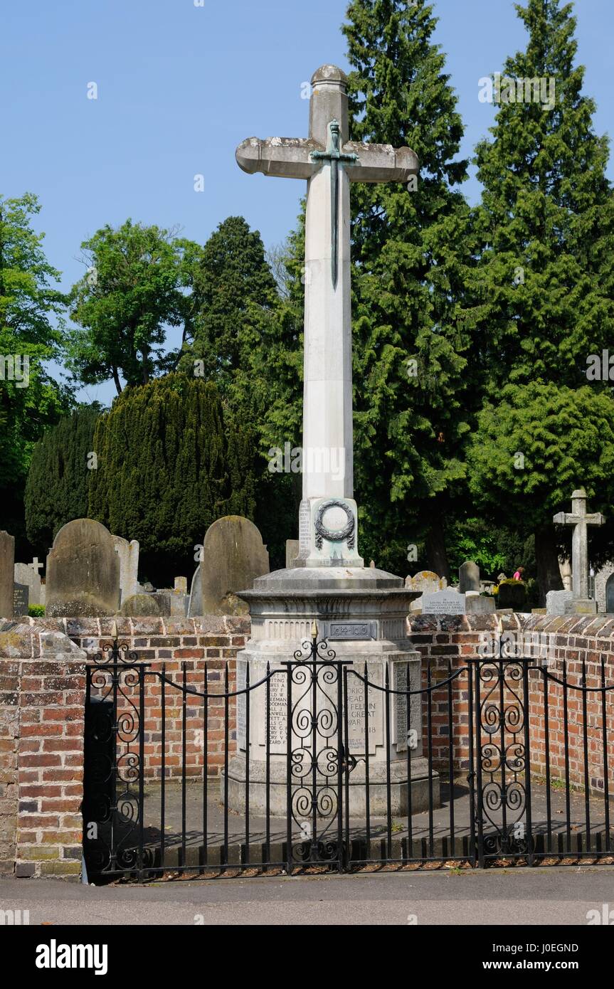War Memorial Wheathampstead, Hertfordshire Stock Photo - Alamy