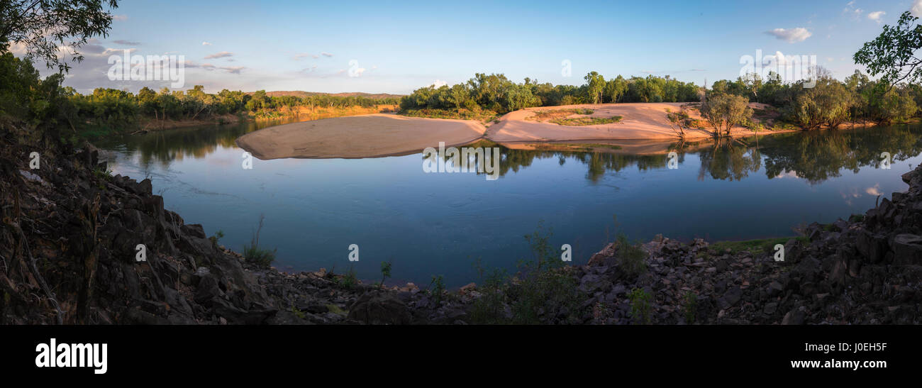 Daly River Sunset Northern Territory Stock Photo - Alamy