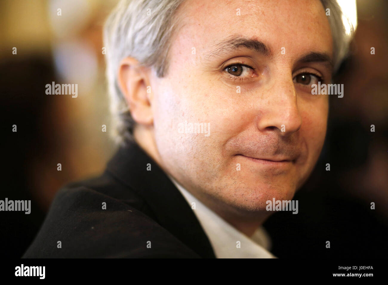 Portrait of Ivan Jablonka (historian) 02/11/16 ©MOLLONA/Opale Stock ...