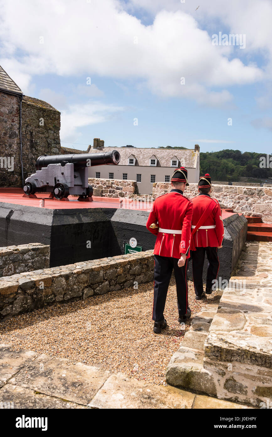 One of the big visitors attraction is when two military uniformed ...