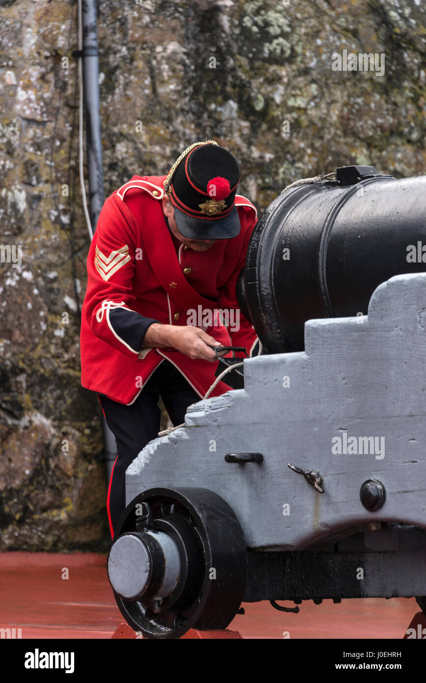 One of the big visitors attraction is when two military uniformed ...