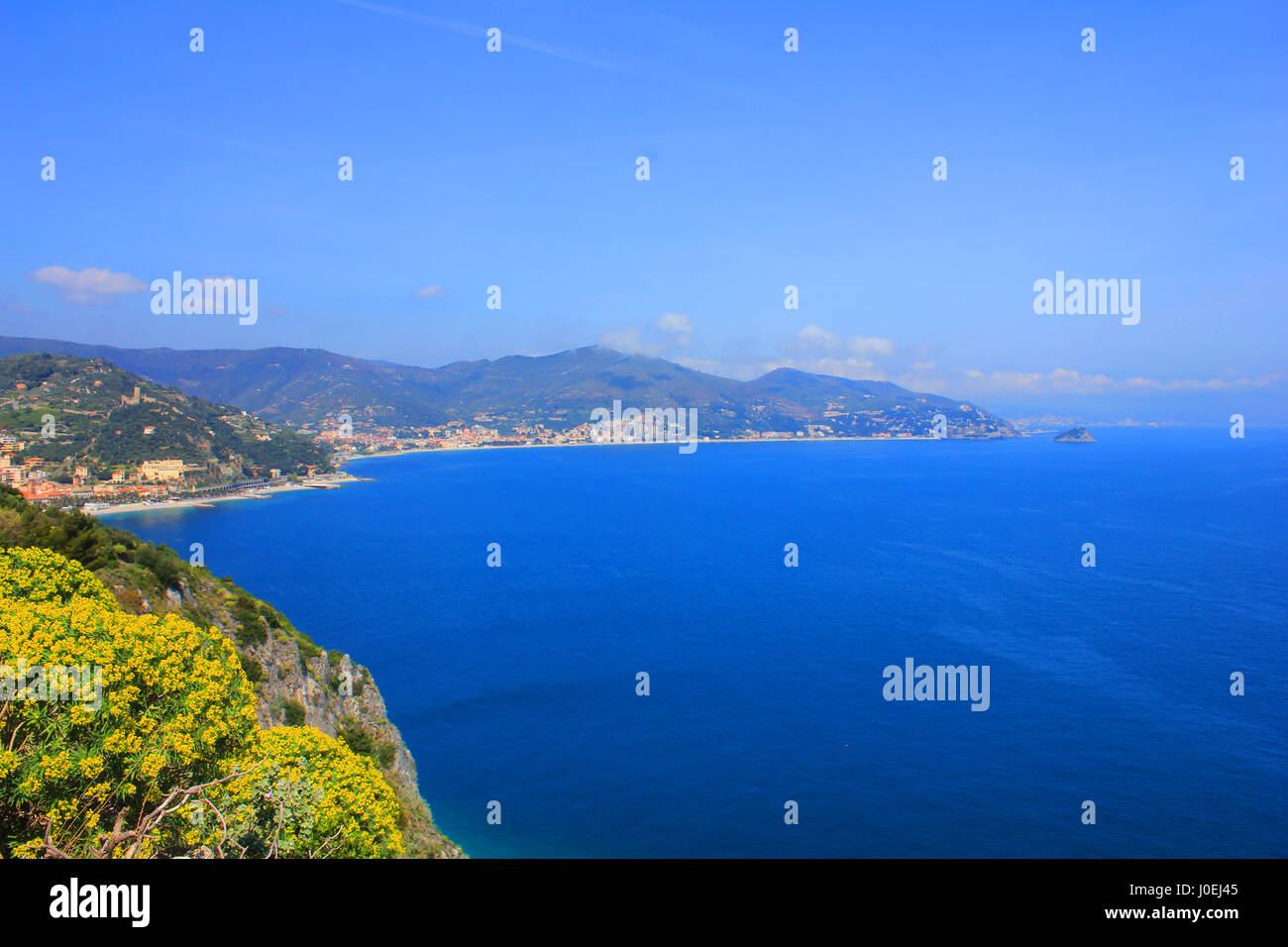 an angle view of the sea from above Stock Photo - Alamy