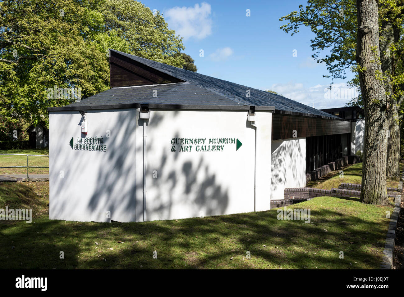 The Guernsey museum and art gallery in the grounds of Candie Gardens in ...