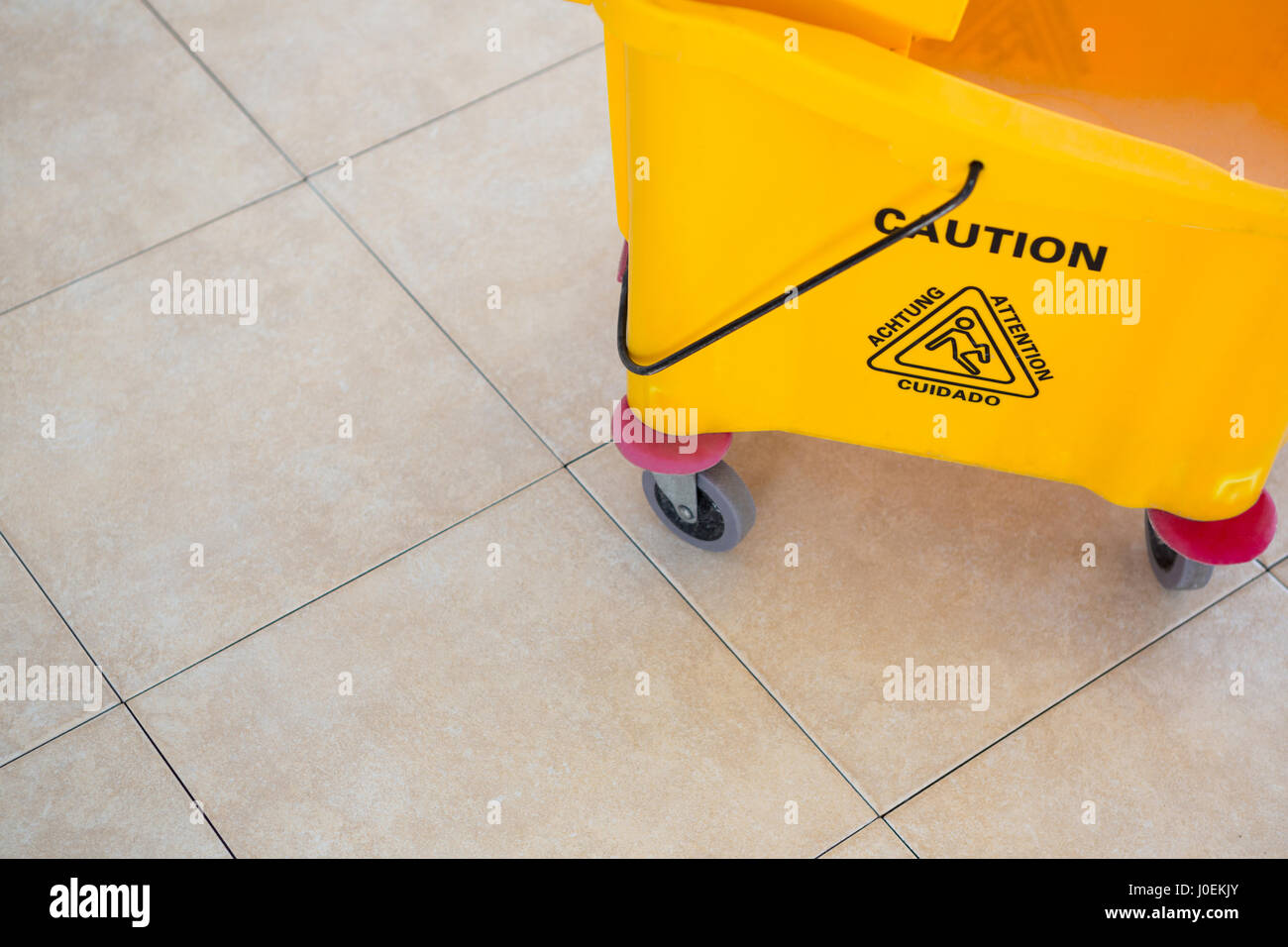Mop bucket sign hi-res stock photography and images - Alamy