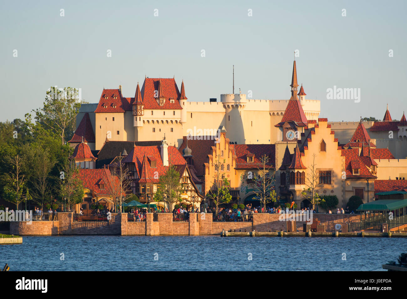 Epcot, Germany Pavilion, Disney World, Orlando Florida HS Stock Photo ...