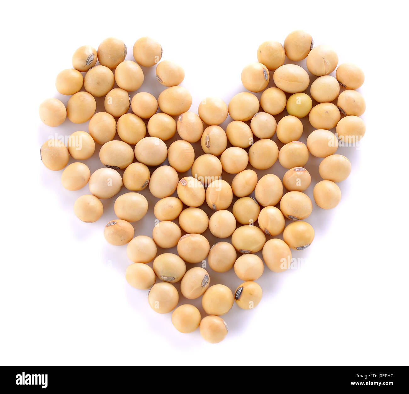 Heart of soy beans isolated on the white background Stock Photo - Alamy