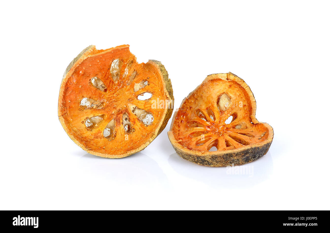 Dried quince slices isolated on the white background Stock Photo - Alamy