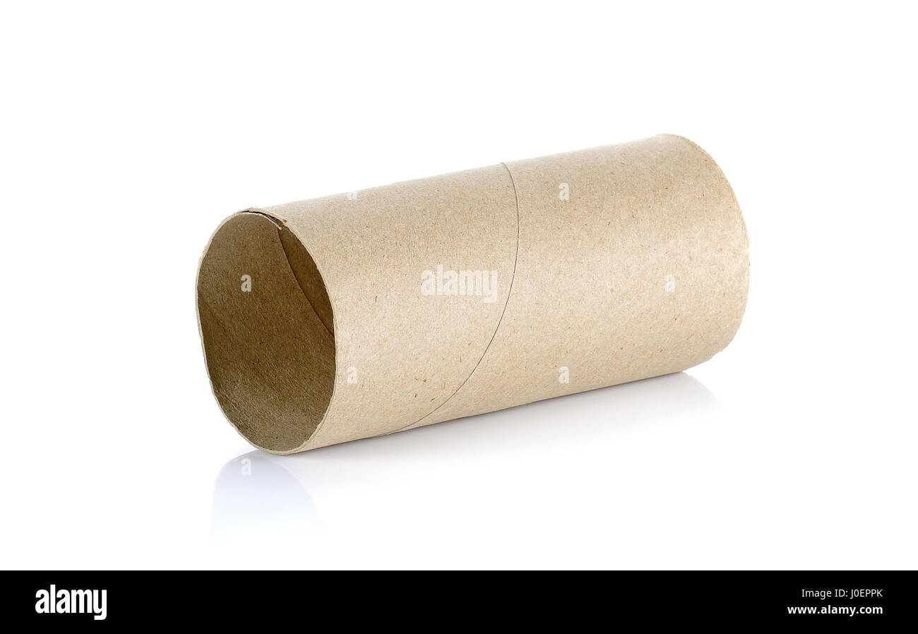Tissue core isolated on the white background Stock Photo - Alamy