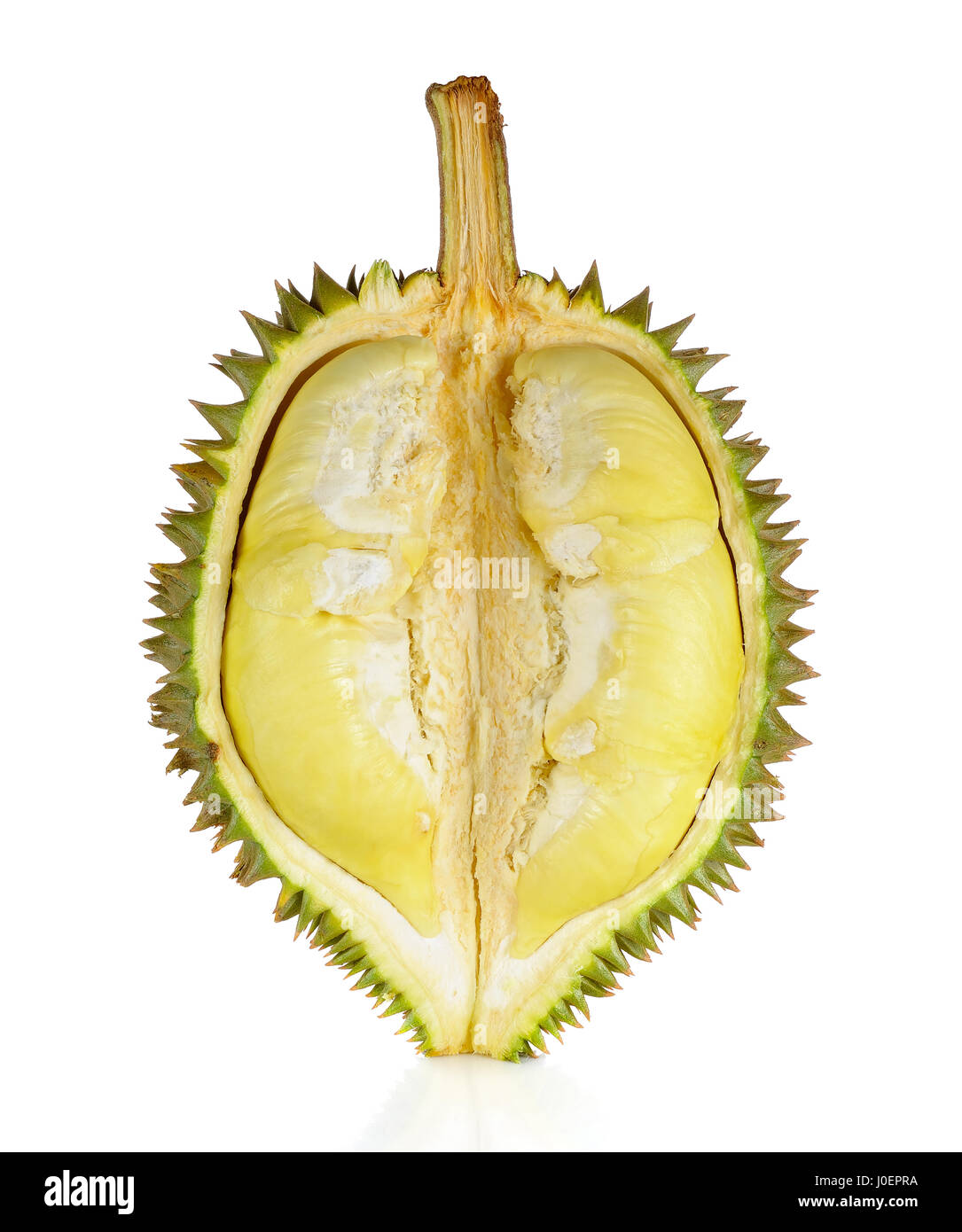 Durian isolated on the white background Stock Photo - Alamy