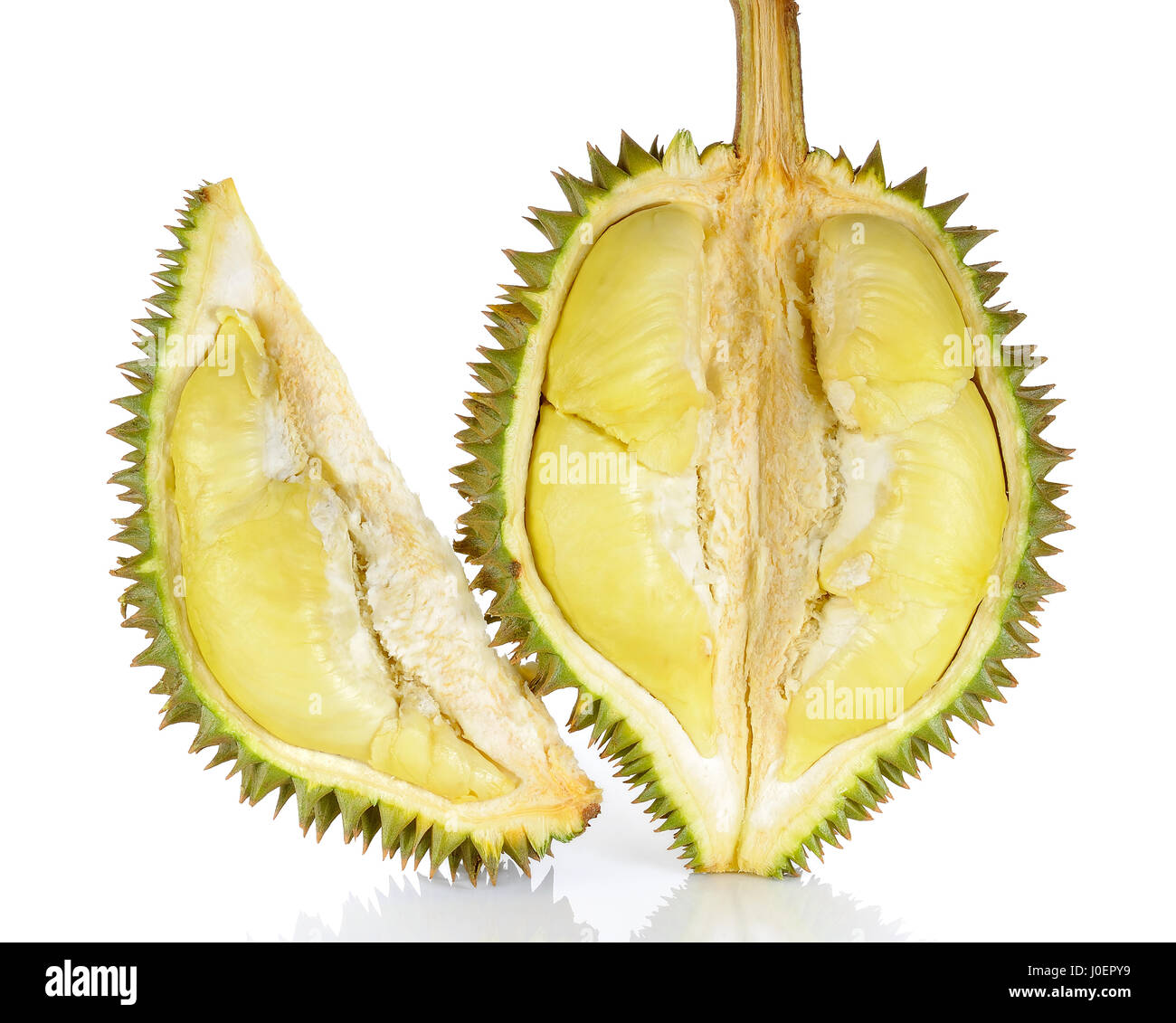 Durian isolated on the white background Stock Photo - Alamy