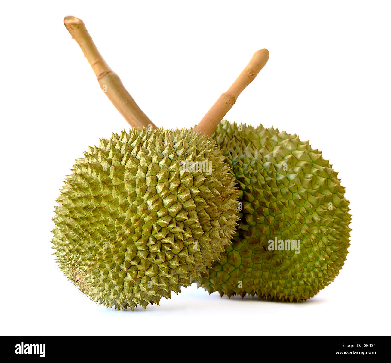 Durian isolated on the white background Stock Photo - Alamy