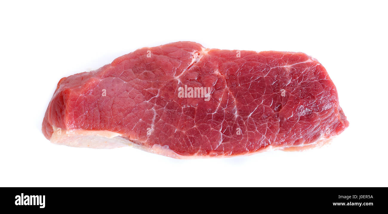 Meat isolated on the white background Stock Photo - Alamy