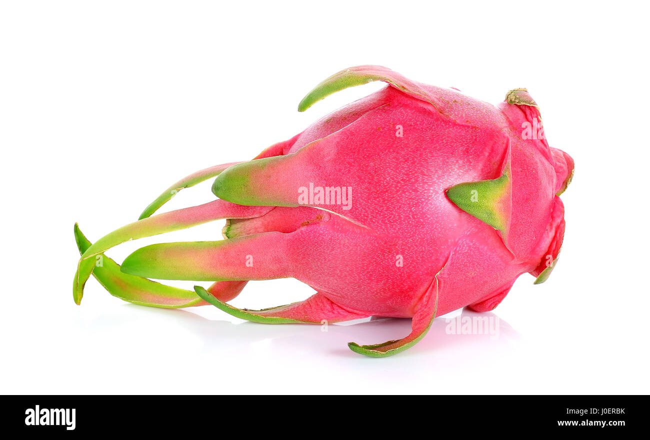 Dragonfruit isolated on the white background Stock Photo - Alamy