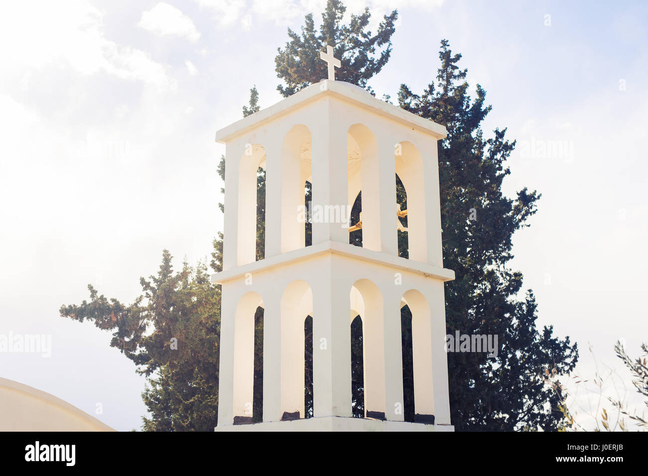 Bell tower of Christian Church Stock Photo - Alamy