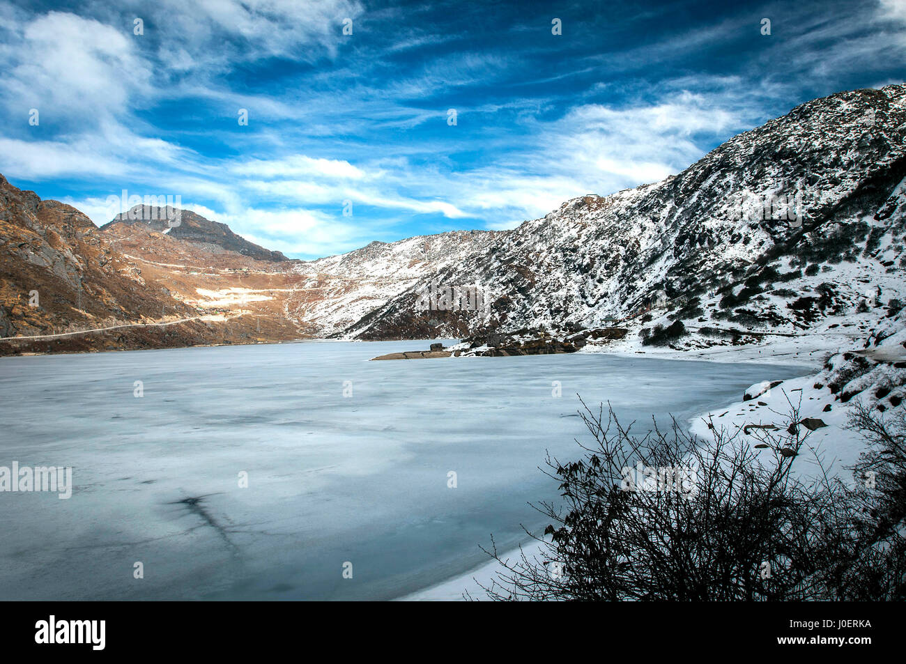Changu lake, gangtok, sikkim, india, asia Stock Photo - Alamy