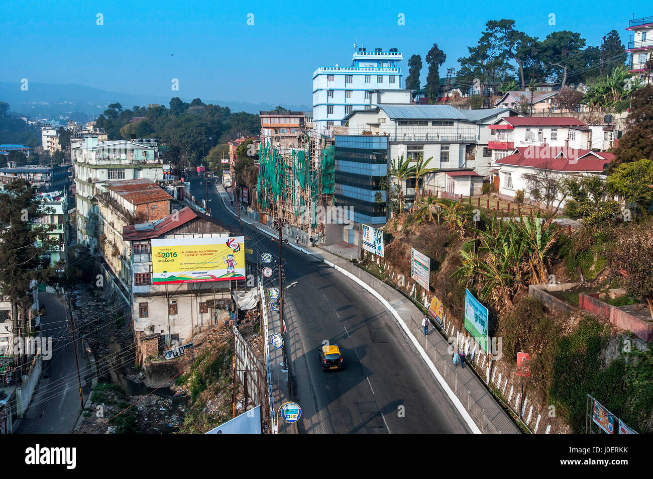 Cityscape, shillong, meghalaya, india, asia Stock Photo - Alamy