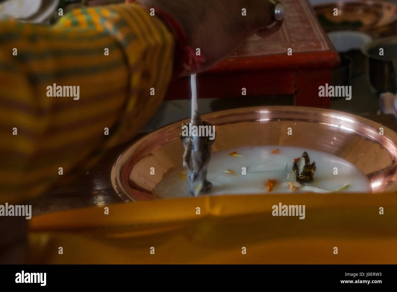 Indian offering to god hi-res stock photography and images - Alamy