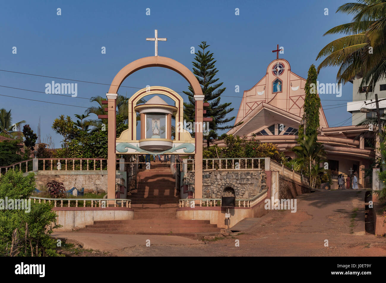 Church, yellapur, uttara kannada, karnataka, india, asia Stock Photo ...