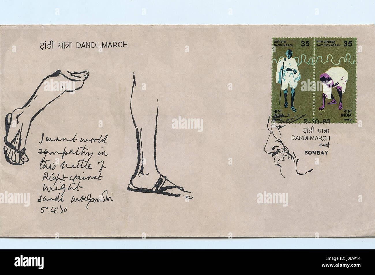 Mahatma gandhi dandi march hi-res stock photography and images - Alamy