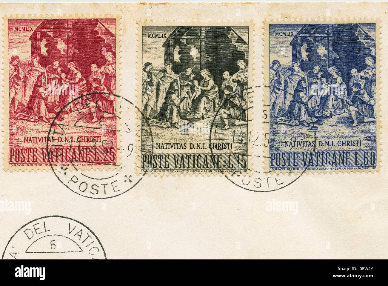 First day cover of poste vaticane hi-res stock photography and images ...