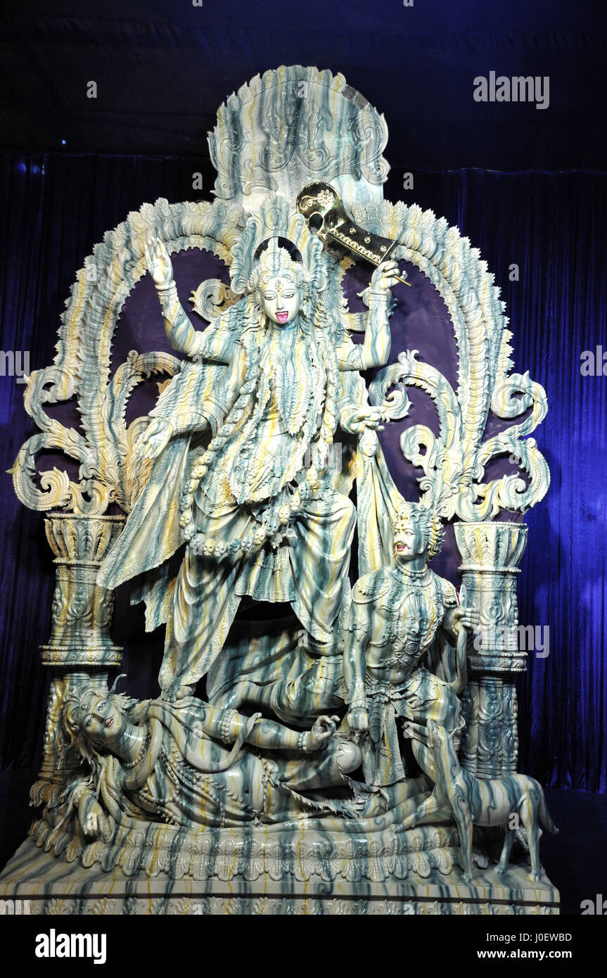 Goddess kali festival, kolkata, west bengal, india, asia Stock Photo ...