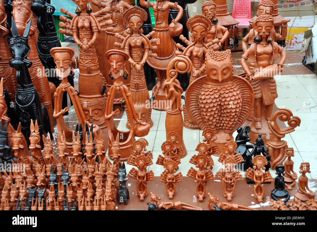 Terracotta horse, india hi-res stock photography and images - Alamy