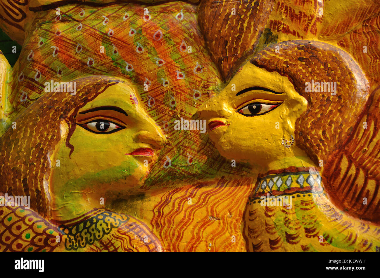 Sola wood craft, kolkata, west bengal, india, asia Stock Photo - Alamy