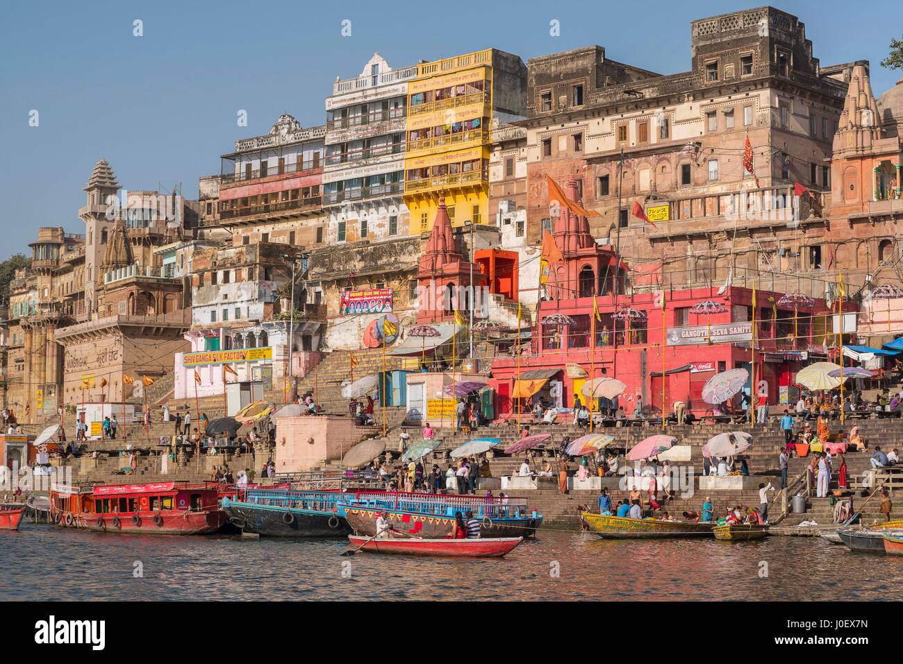 Dasaswamedh ghat, varanasi, uttar pradesh, india, asia Stock Photo - Alamy