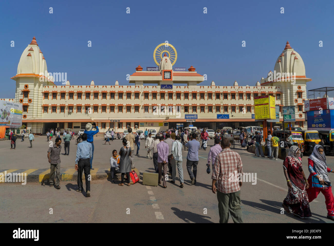 Varanasi railway station hi-res stock photography and images - Alamy