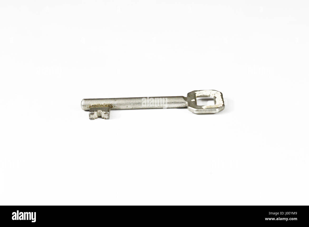 old key isolated on white Stock Photo - Alamy