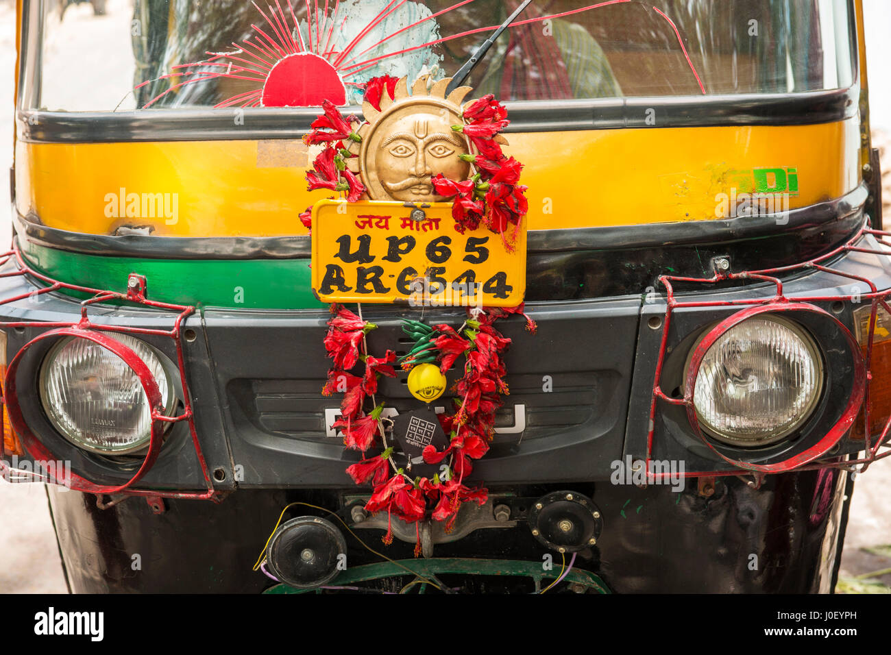 Rickshaw number plate hi-res stock photography and images - Alamy