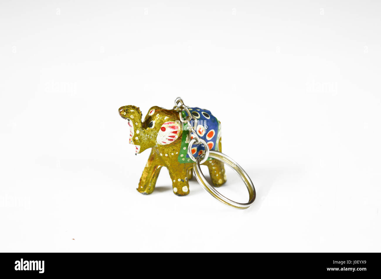 elephant medal keys isolated on white Stock Photo - Alamy