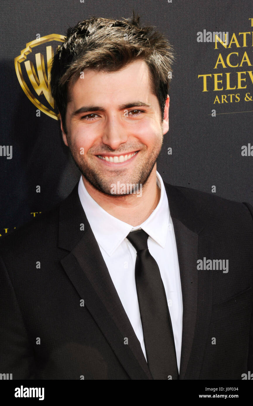 Actor Freddie Smith attends the 42nd annual Daytime Emmy Awards at Warner Bros. Studios on April ...