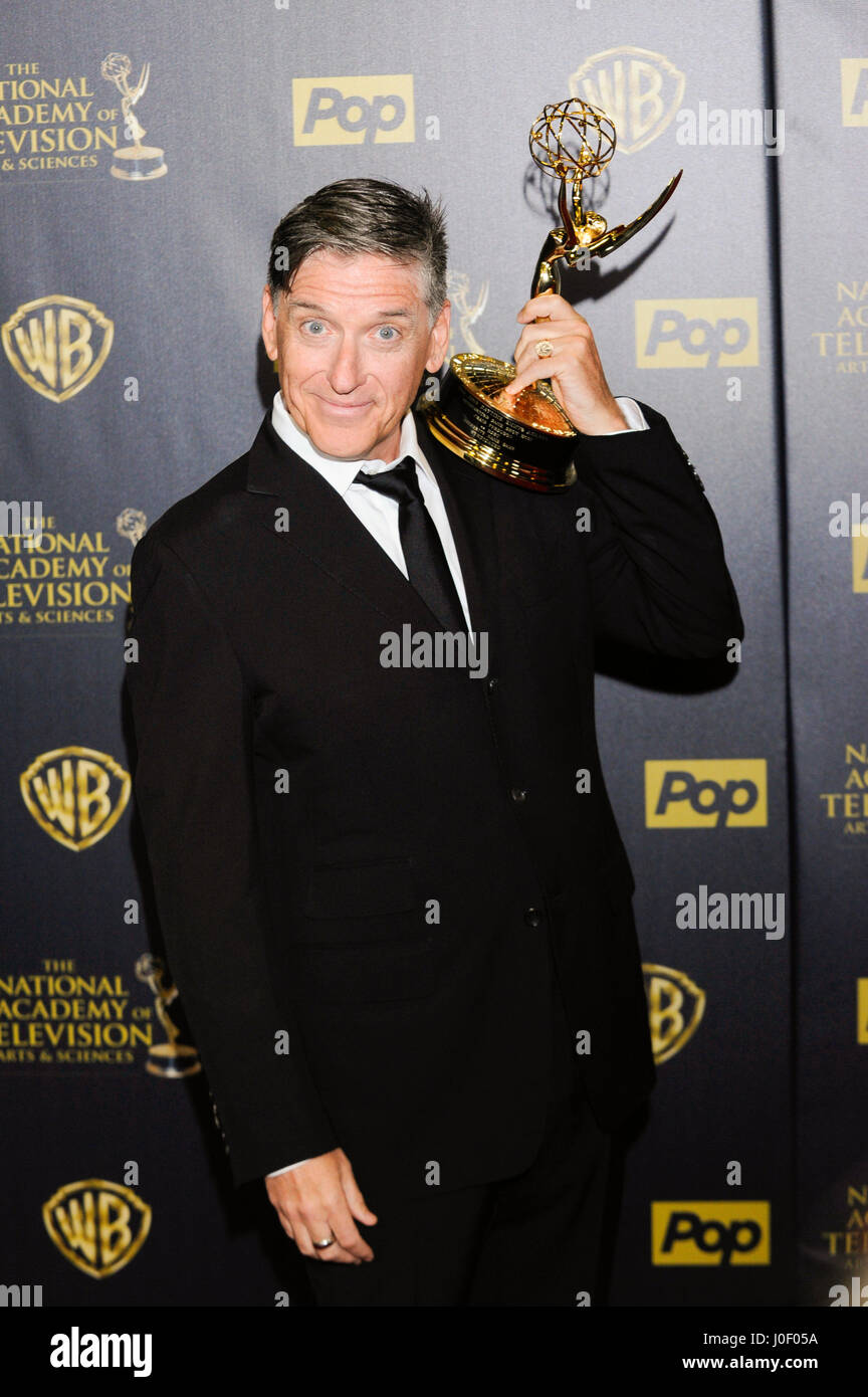 Craig Ferguson poses in the press room at The 42nd Annual Daytime Emmy ...