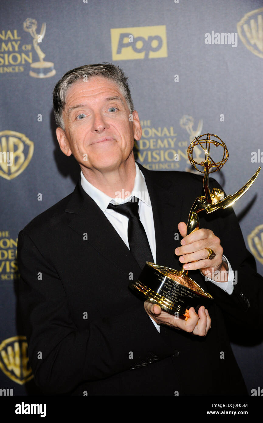 Craig Ferguson poses in the press room at The 42nd Annual Daytime Emmy ...