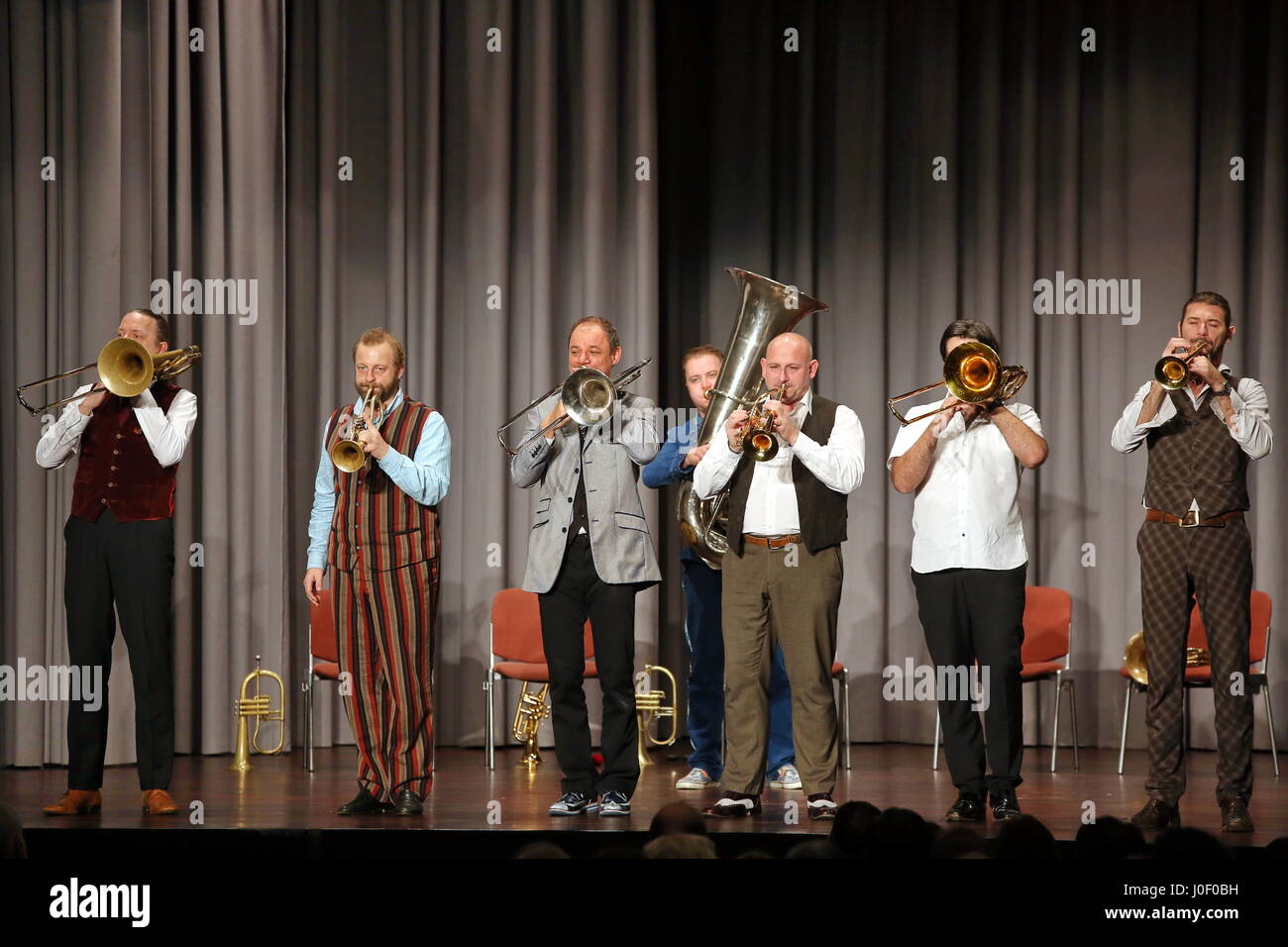 Mnozil Brass, Austrian brass septet, concert and music comedy program ...