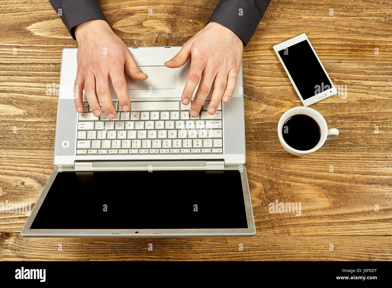 Labtop man hi-res stock photography and images - Alamy