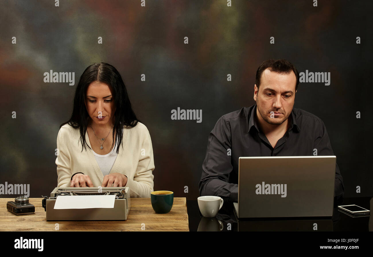 Writing story computer hi-res stock photography and images - Alamy