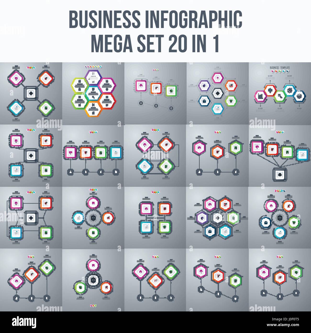 Set with infographics Stock Vector Image & Art - Alamy