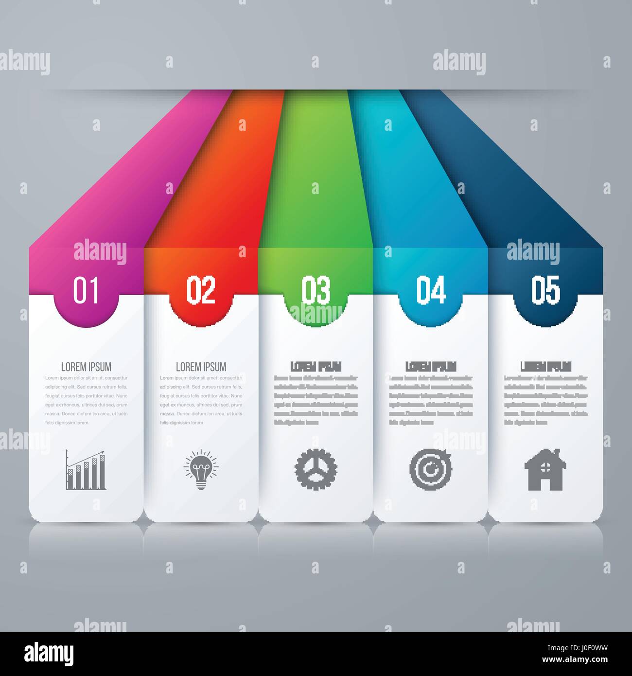 5 step infographic hi-res stock photography and images - Alamy